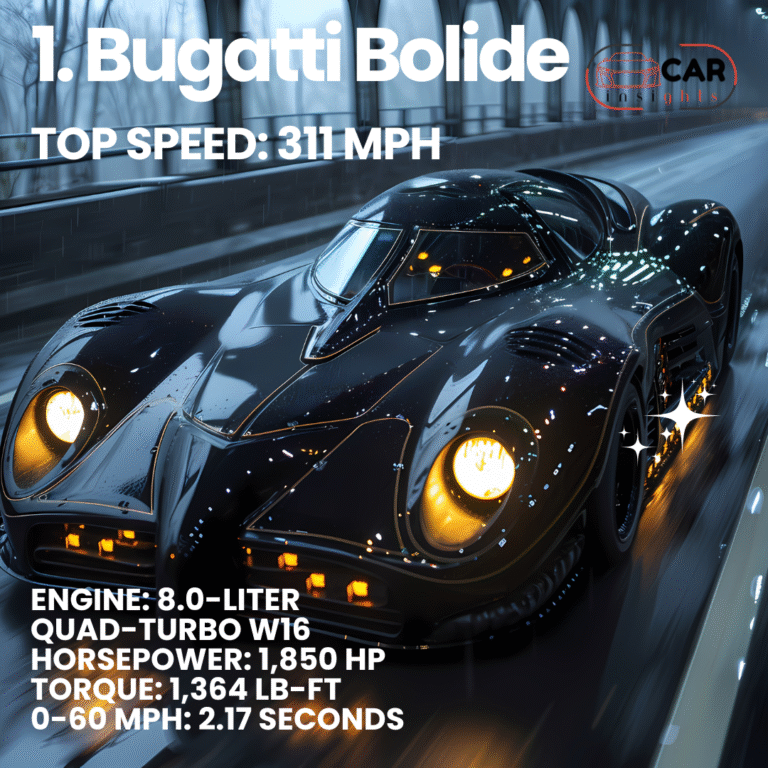 Top 10 Fastest Bugatti Cars Ever Built - Specs and Speed Comparison (2025)
